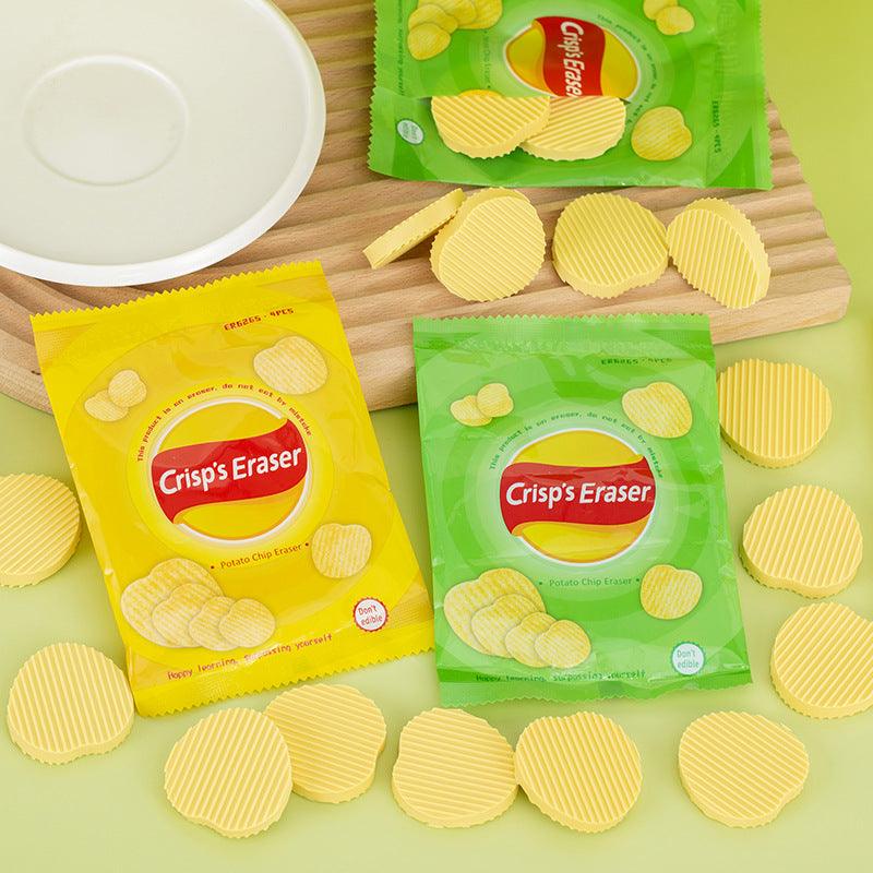 Crisps Potato Chip Eraser ( 1 pack ) – The Magic Trunk