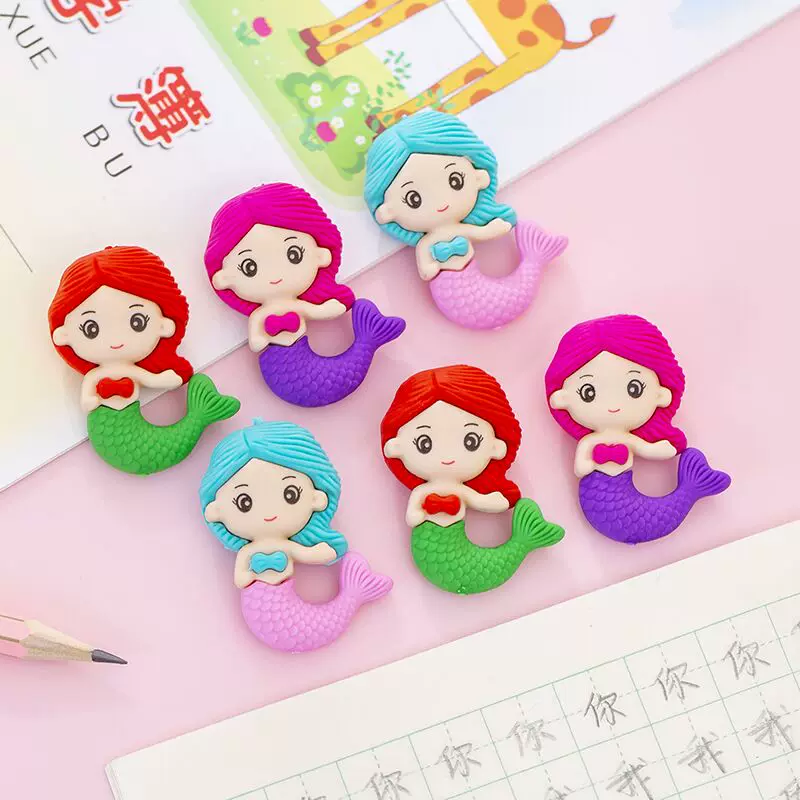 Mermaid Eraser ( 1pc ) – The Magic Trunk