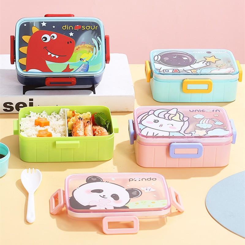 Character Lunch Box With Spoon & Container ( 1pc ) – The Magic Trunk