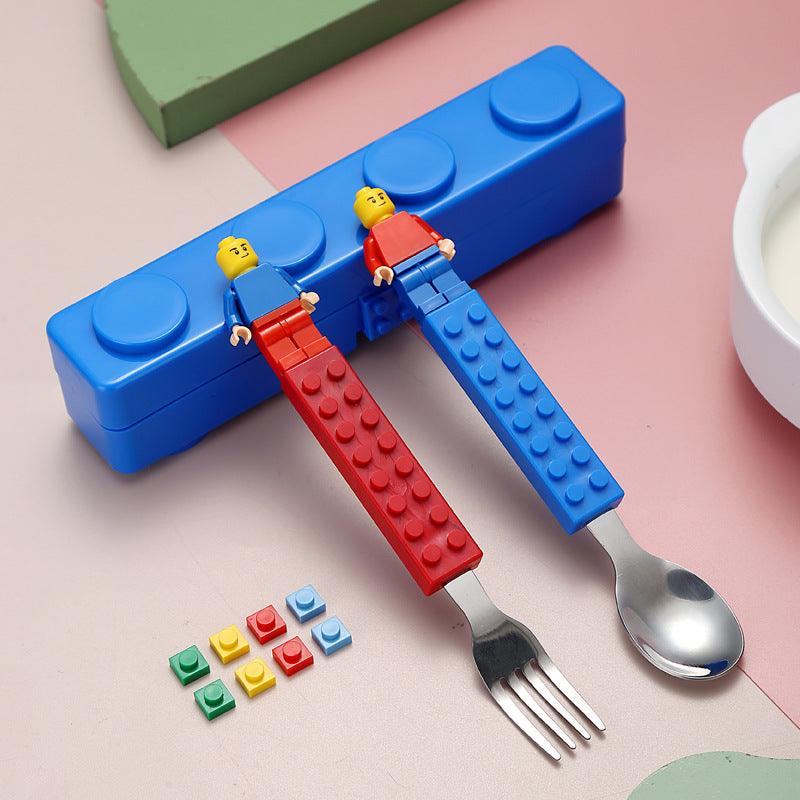 Lego Cutlery Spoon & Fork Set ( 1 set ) – The Magic Trunk