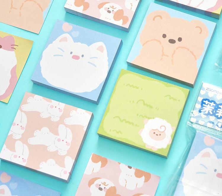 Cute Animal Kawaii Sticky Notes ( 1pc ) – The Magic Trunk