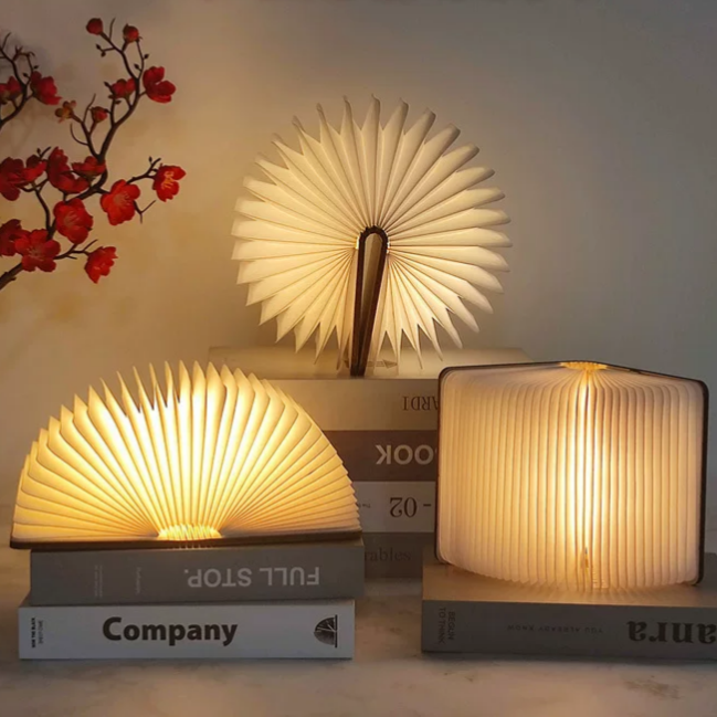 Foldable Book Lamp Rechargable ( 1pc ) – The Magic Trunk
