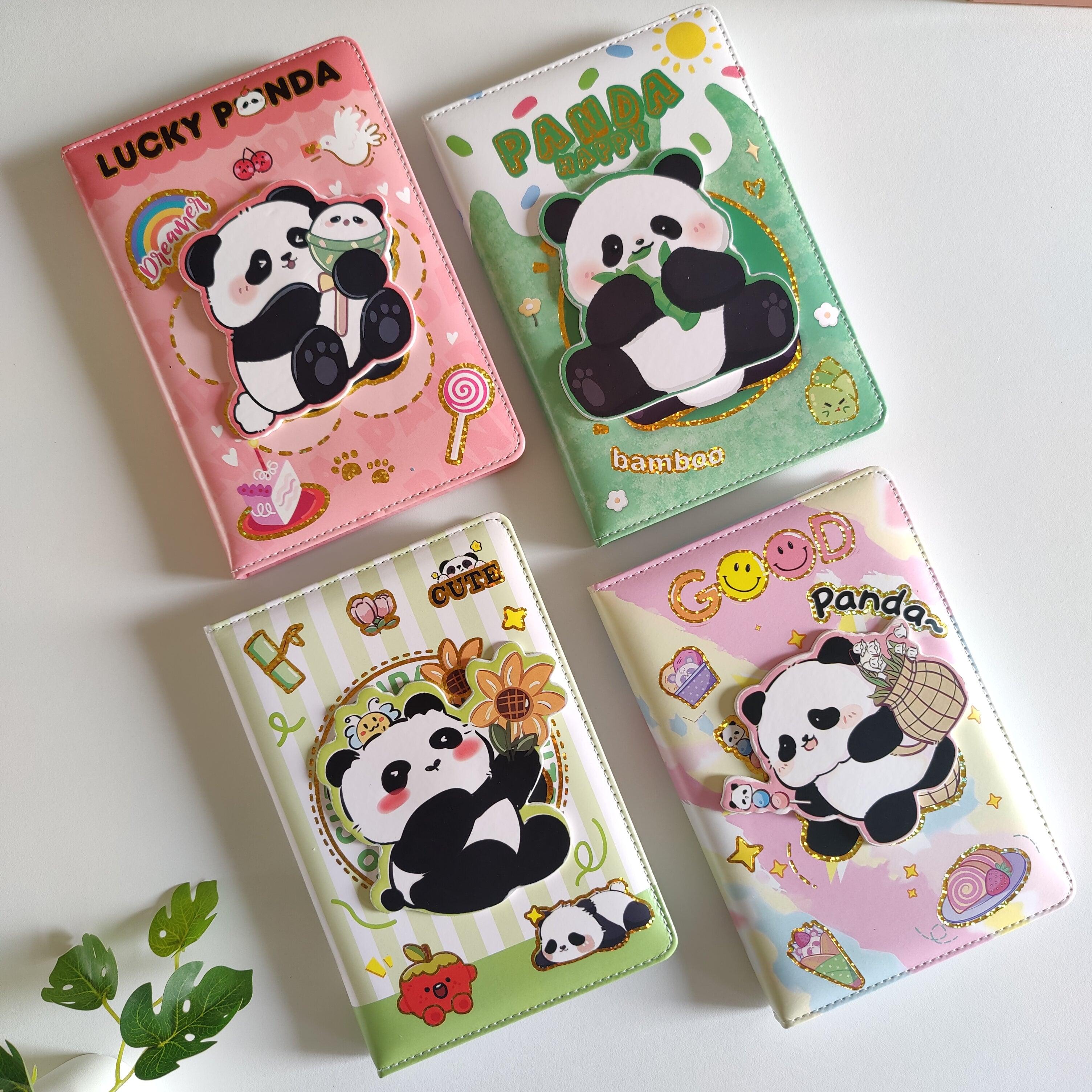 Panda Spinner Notebook Planner Diary A5 ( 1pc ) – The Magic Trunk