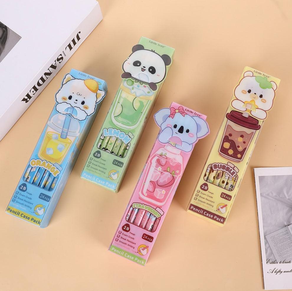 Animal Theme Pencil Set ( 24pcs ) – The Magic Trunk