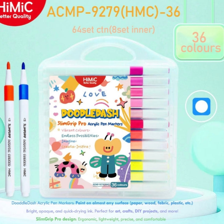 Doddledash Acrylic Pen Markers Set – The Magic Trunk