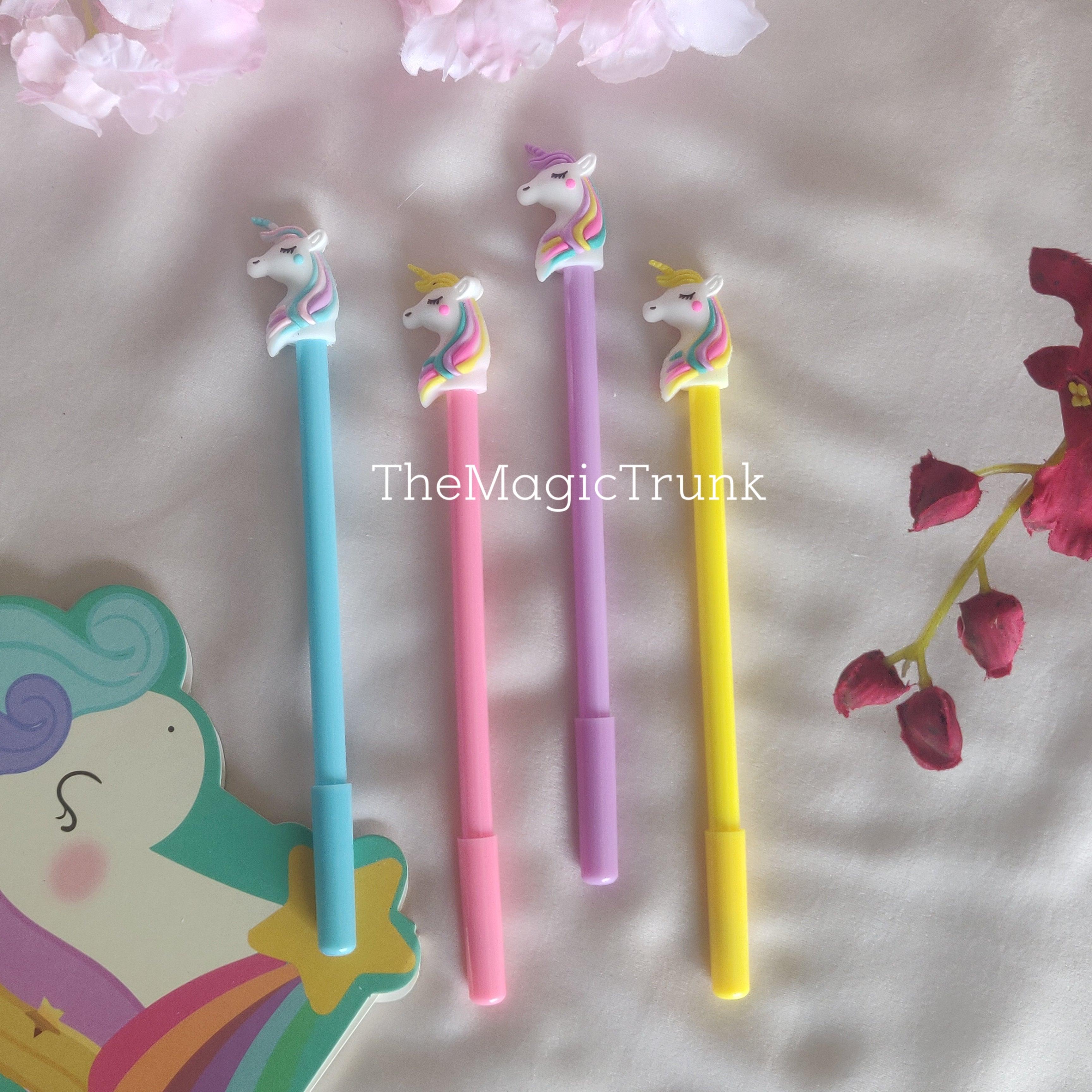 Unicorn Plain Pen (Set Of 2) – The Magic Trunk