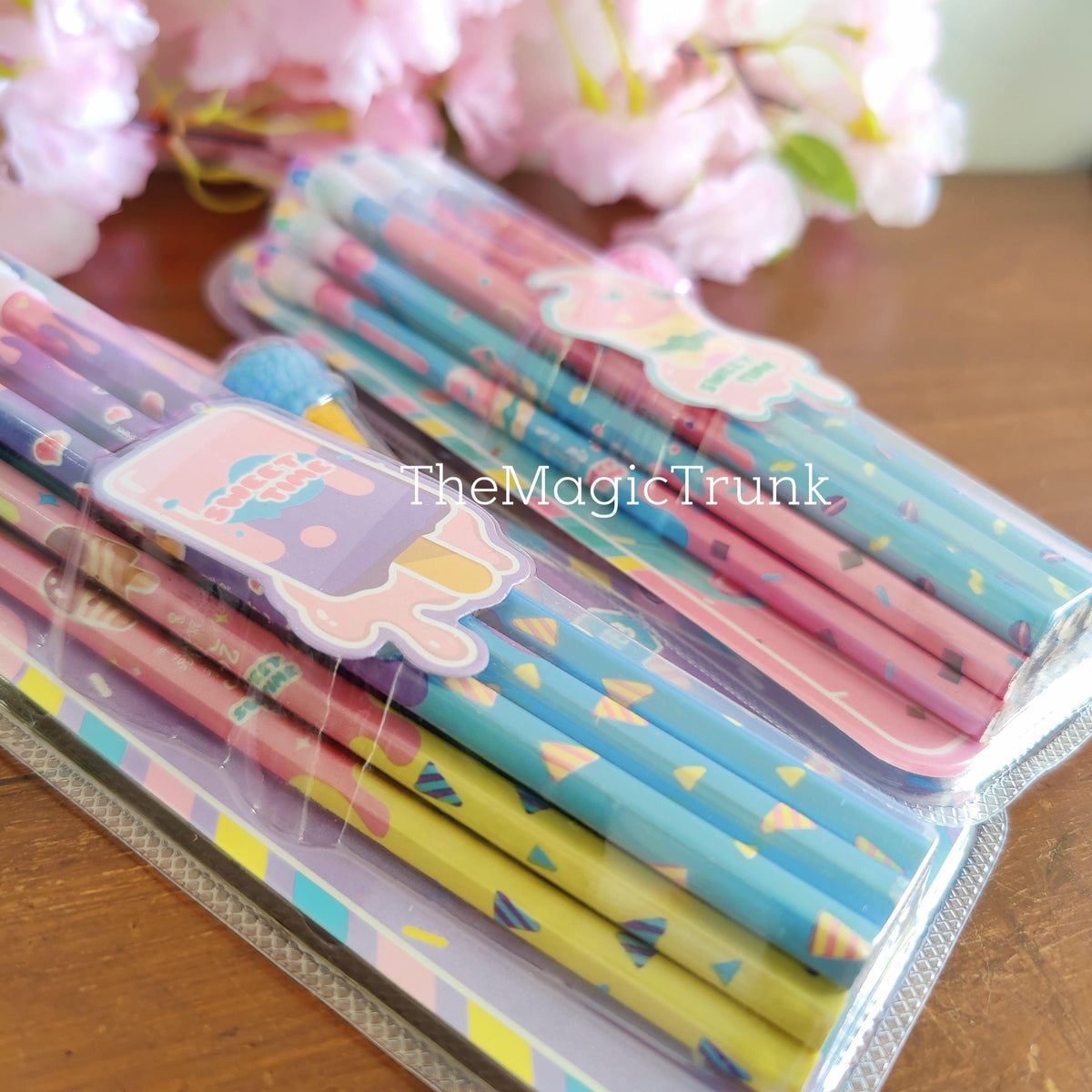 Ice Cream Wooden Pencil 12pcs – The Magic Trunk