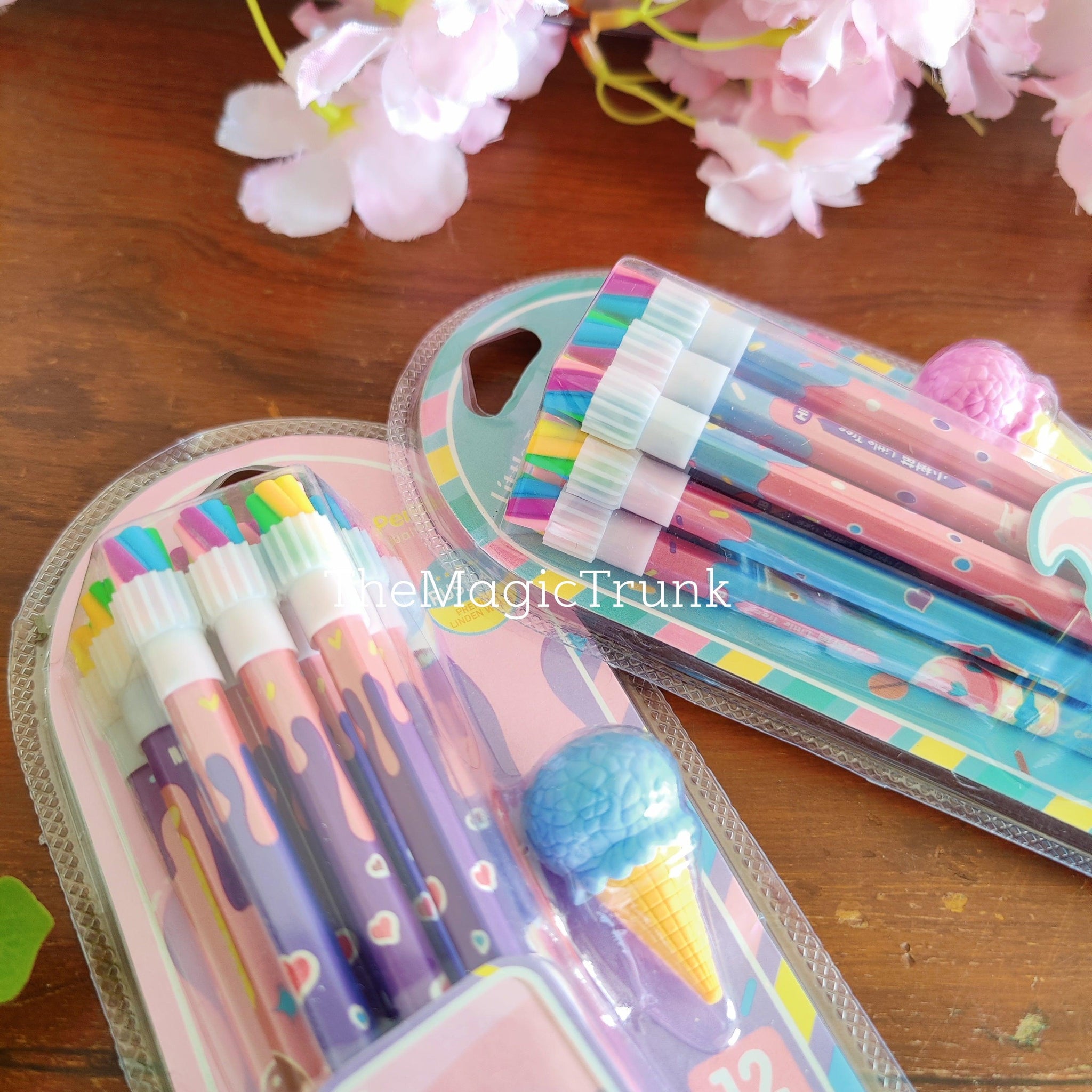Ice Cream Wooden Pencil 12pcs – The Magic Trunk